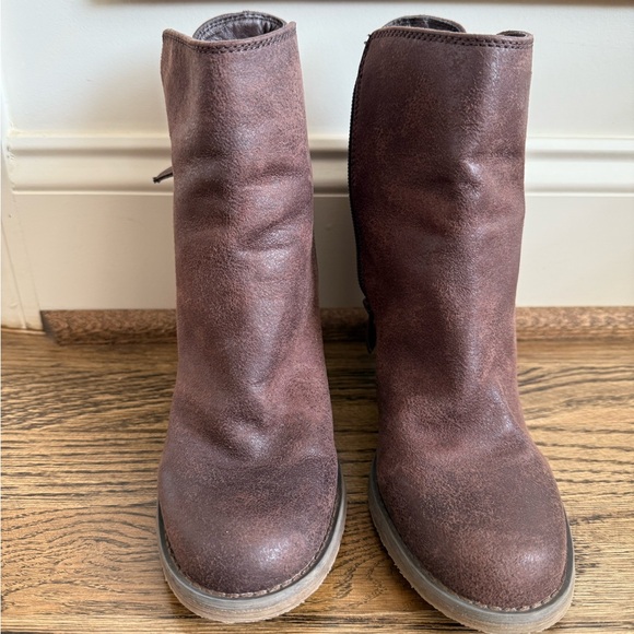 Sbicca | Shoes | Sbicca Ankle Brown Boots | Poshmark